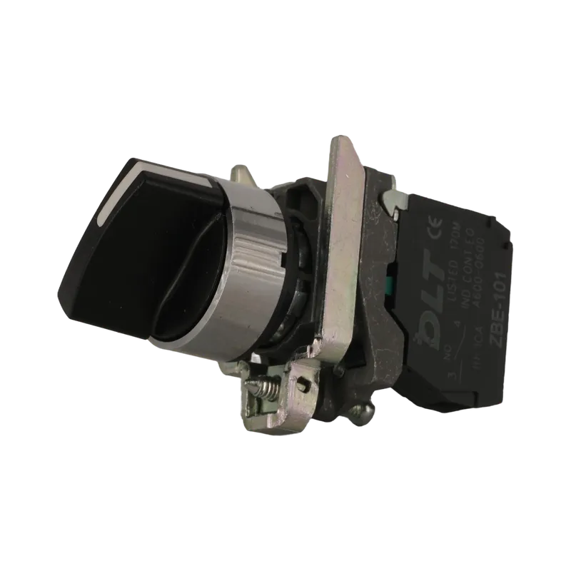 SELECTOR 2 POSICIONES XB4-BD21 22 MM, UN CONTACTO NO — Delectra