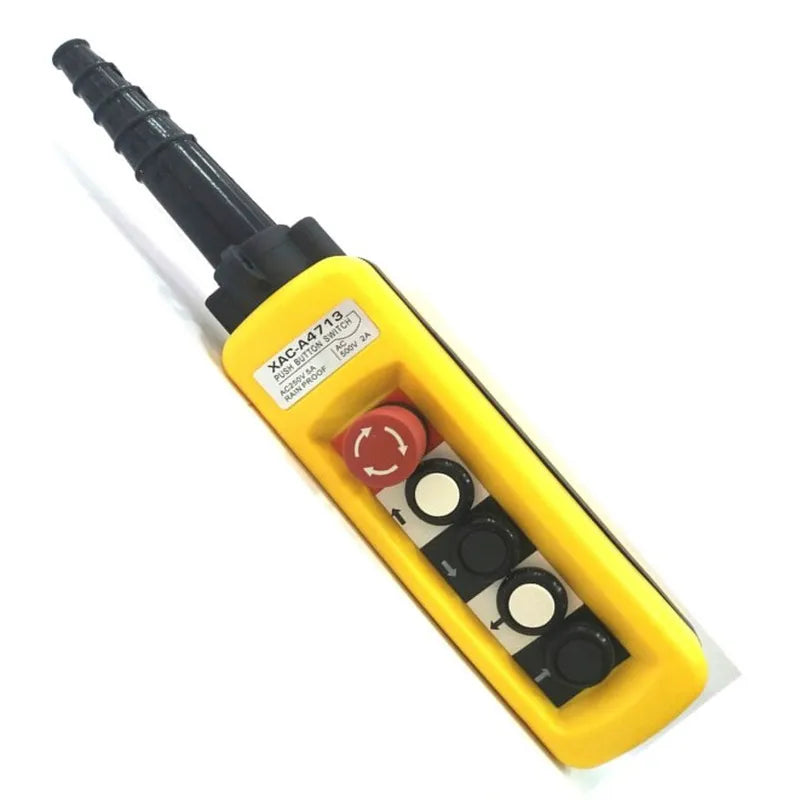 BOTONERA COLGANTE XAC-A4714 (4 MOVIMIENTOS + PARADA EMERGENCIA) — Delectra
