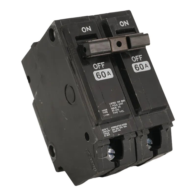 BREAKER EMPOTRABLE HQP 2X60A 60A, 240 VAC, 2 POLOS, (THQL) — Delectra