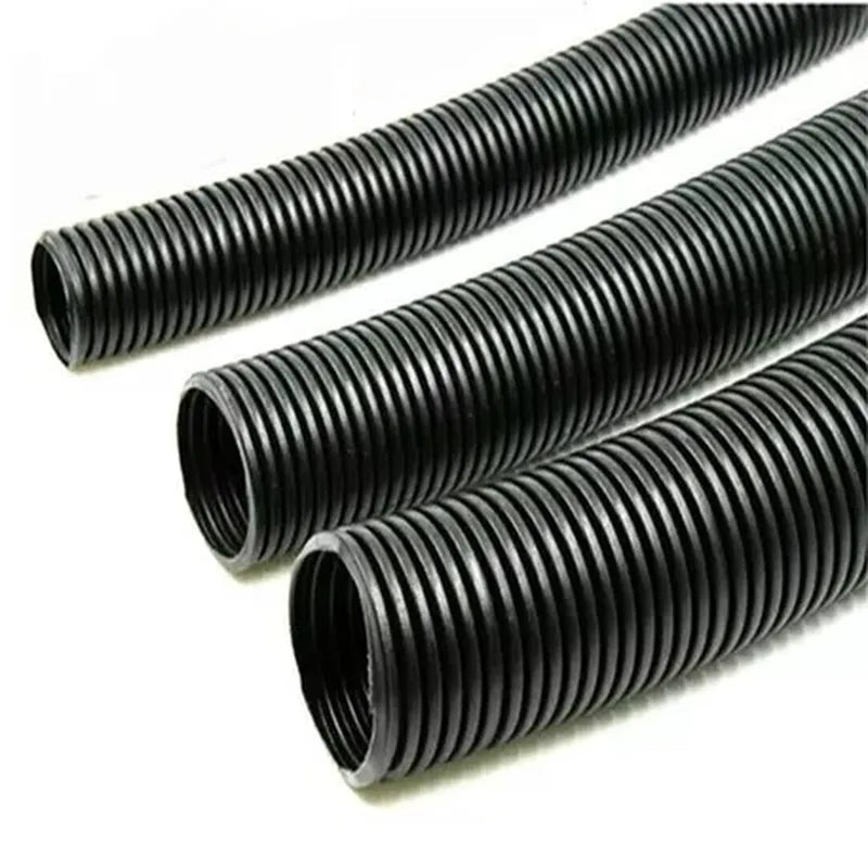 TUBERIA PLASTICA CORRUGADA 3/4" (NEGRA) — Delectra