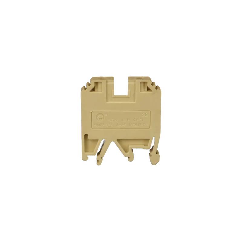 RIEL SIMETRICO BORNERA 4 MM, 12 AWG MODELO SAK — Delectra