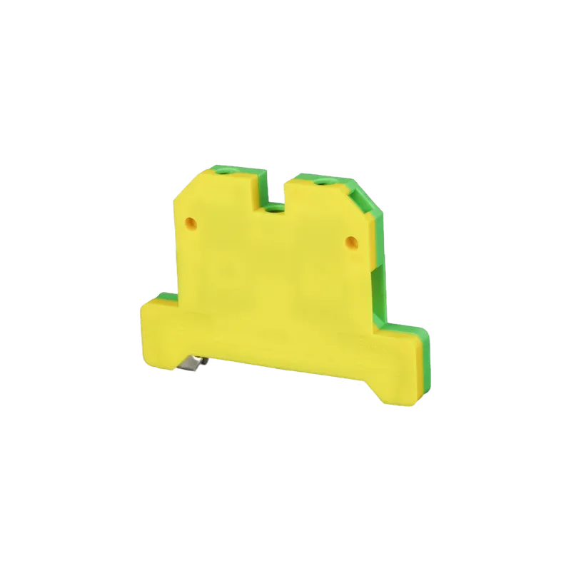 RIEL SIMETRICO BORNERA TIERRA 4 MM PARA CABLE 12 AWG MODELO SAK — Delectra