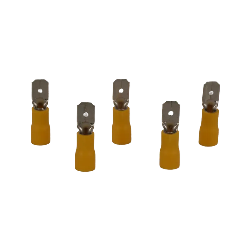TERMINAL MACHO AMARILLO 12-10 AWG, PAQUETE 100 PZA — Delectra